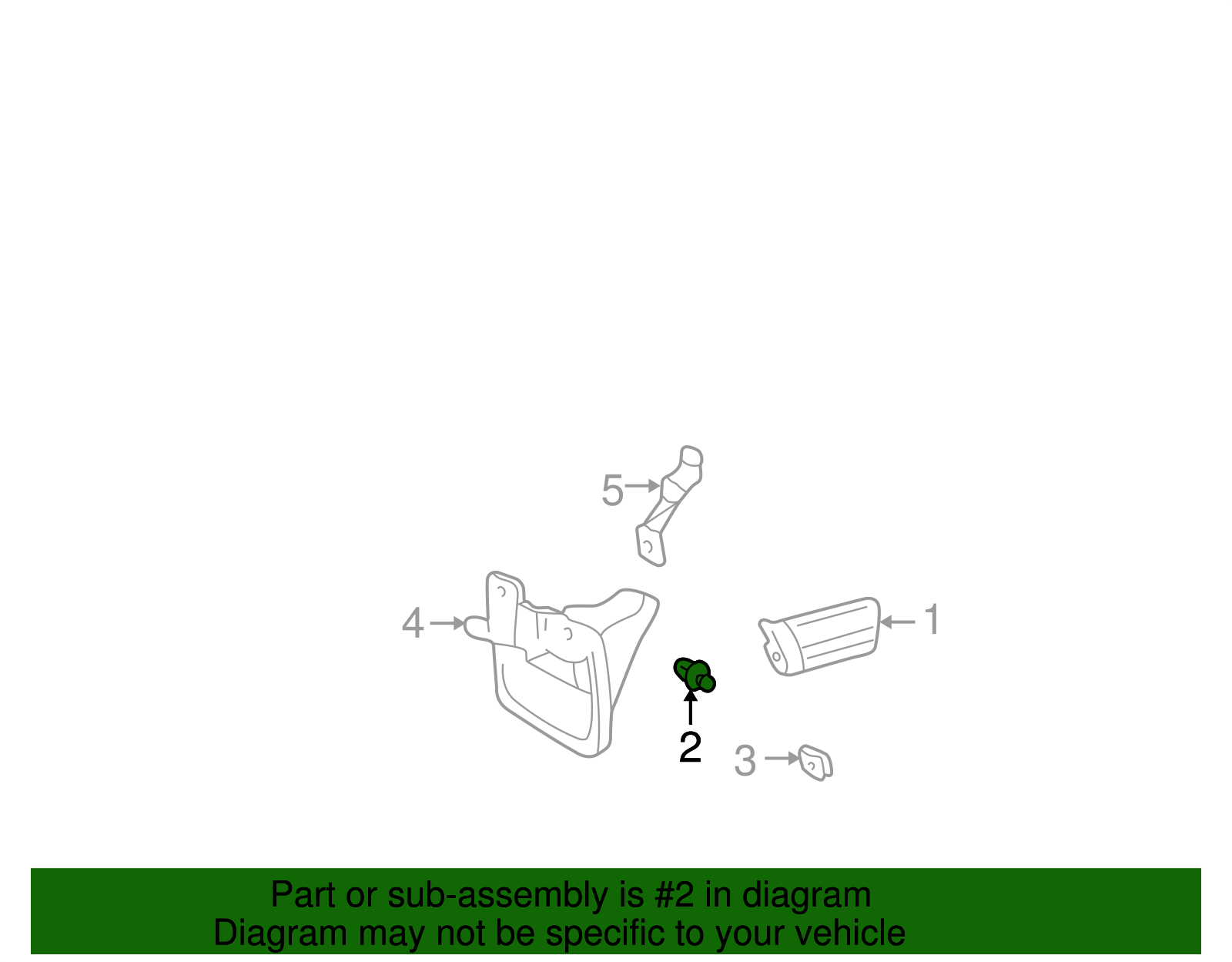 Genuine Toyota Body Side Molding Fastener part# 90467-12073 for 1998 ...