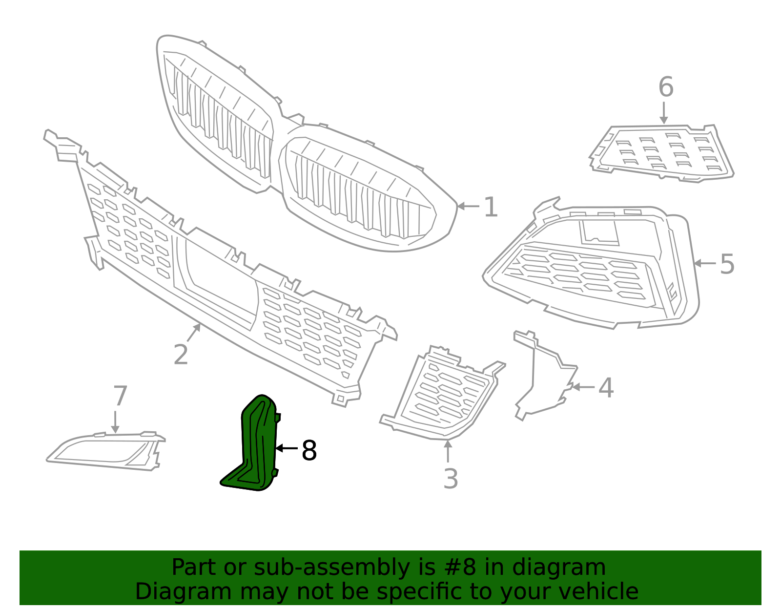 51-11-8-093-301 - 2020-2022 BMW - Trim Bezel | BMWPartsHub