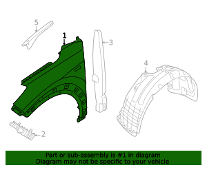 2022-2024 Hyundai Tucson Fender 66321-N9000 | OEM Parts Online