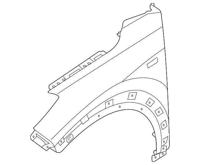 2022-2024 Hyundai Tucson Fender 66321-N9000 | OEM Parts Online