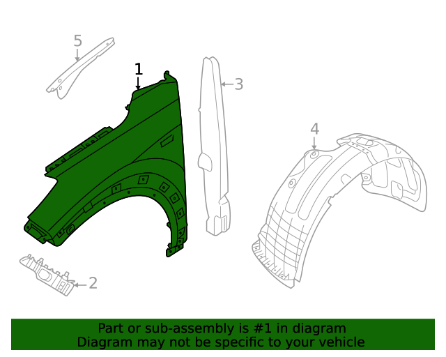 2022-2024 Hyundai Tucson Fender 66321-N9000 | OEM Parts Online