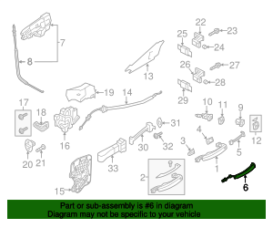 2008-2024 Audi Keyless Entry Sensor 4G8-927-753-B | Audi USA Parts