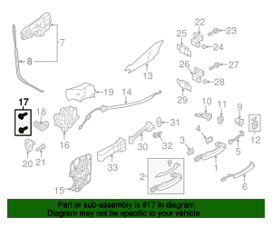 2006-2023 Audi Lock Screw WHT-003-348 | Audi USA Parts
