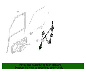 2013-2024 Land Rover Range Rover Window Regulator LR153949 | OEM Parts ...