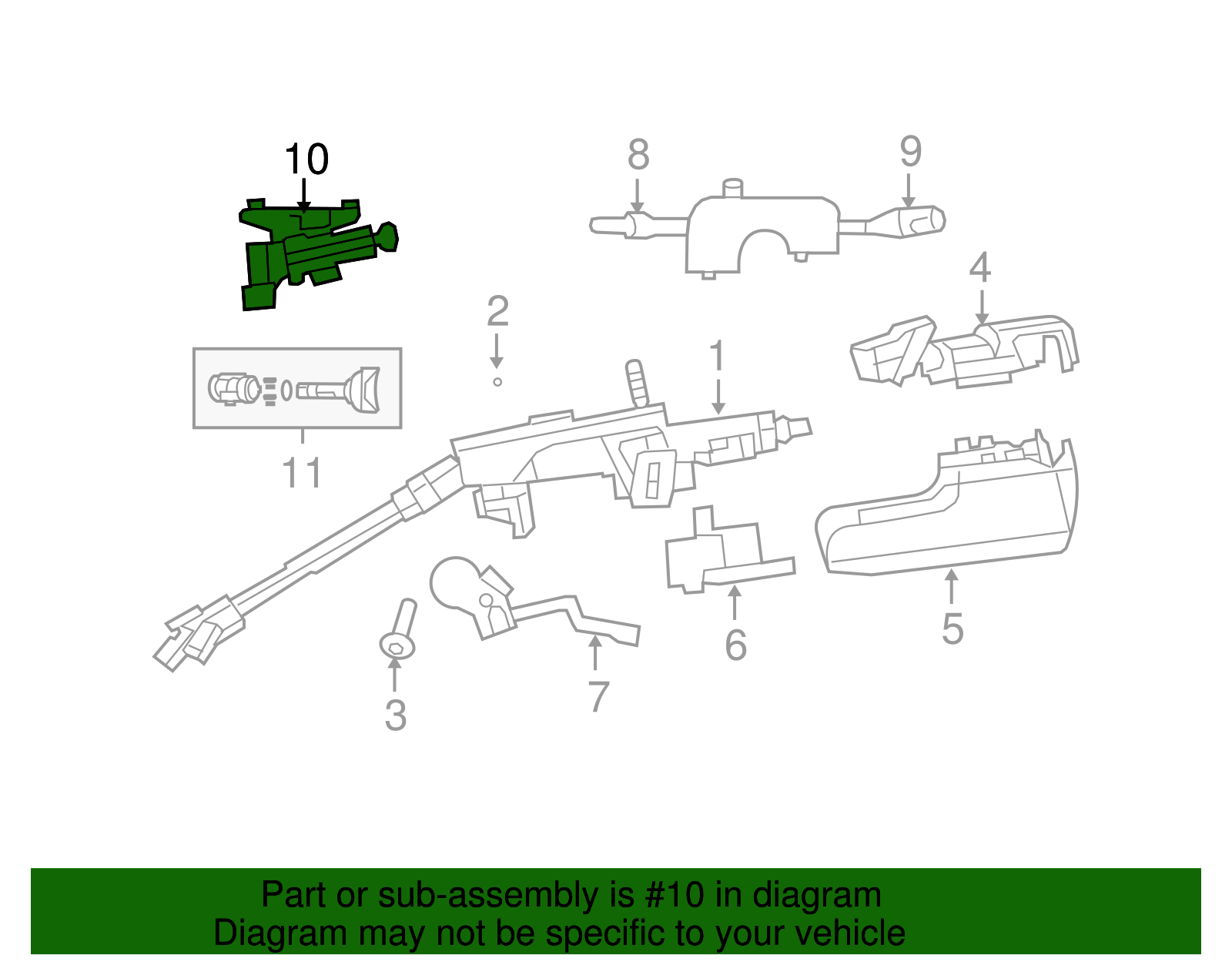 2001-2018 Mopar Ignition Switch 04685719AI | Mopar Parts Canada