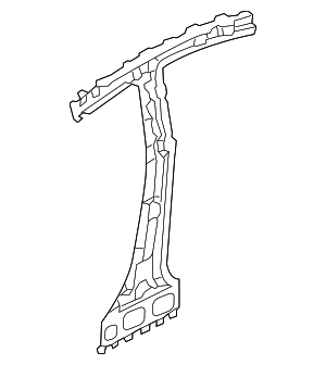 71402-1R450 - Inner Center Pillar - 2012-2017 Hyundai Accent | World ...