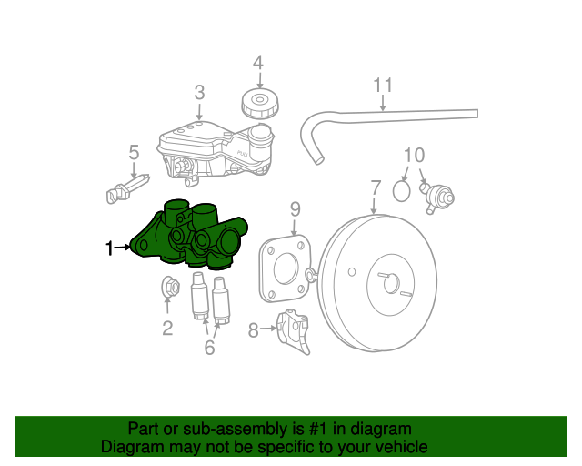 2007-2017 Mopar Master Cylinder 5175093ab | TascaParts.com