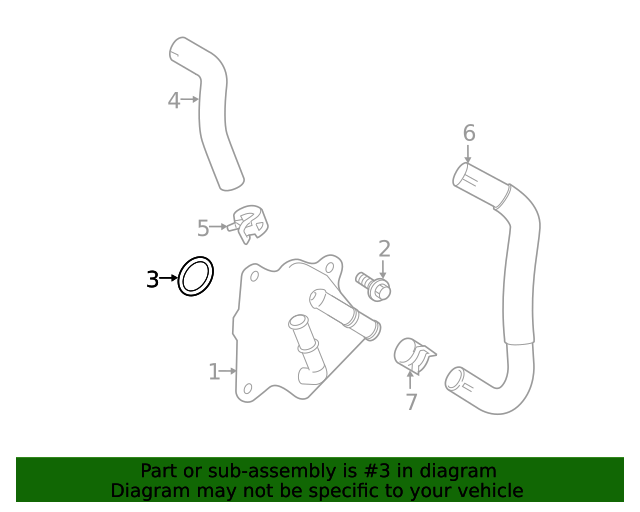 15785-25010 - Oil Cooler O-Ring - 2019-2022 Toyota | OEM Genuine Toyota ...