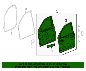 Door Shell 84830114 | GMPartsDirect.com