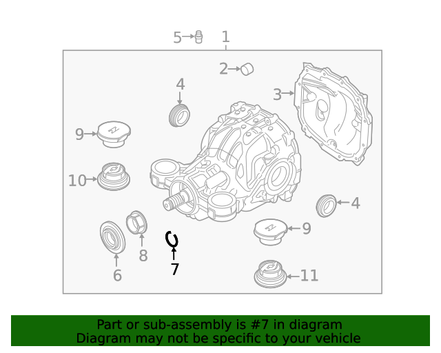 2020 Ford Drive Axle Lock Ring L1MZ-3B498-F | TascaParts.com