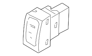 2007-2012 Hyundai Veracruz Pedal Adj Switch 93780-3J000-6T | QuirkParts