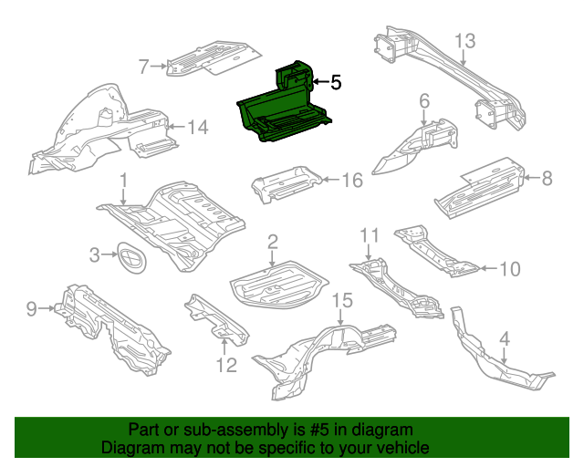 2010-2018 Mercedes-Benz Rail Extension 212-610-16-26 | AutoNationParts.com