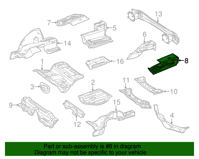 212-610-05-55 - Floor Side 2010-2018 Mercedes-Benz | Mercedes-Benz USA ...