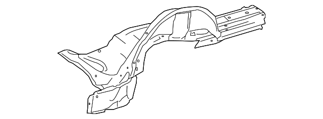 2010-2018 Mercedes-Benz Side Member Assembly 212-610-19-10 | MB OEM Parts