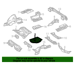 212-610-00-75-64 - Spare Housing 2010-2018 Mercedes-Benz | Mercedes ...