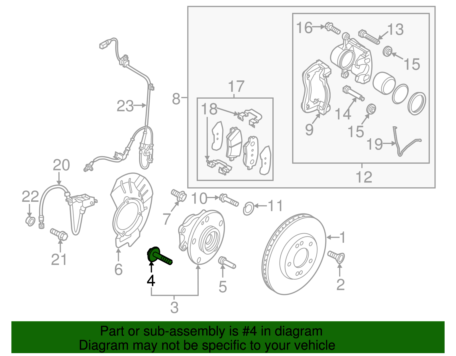 51752-07000 - Wheel Stud 2006-2025 Kia | Kia.Parts