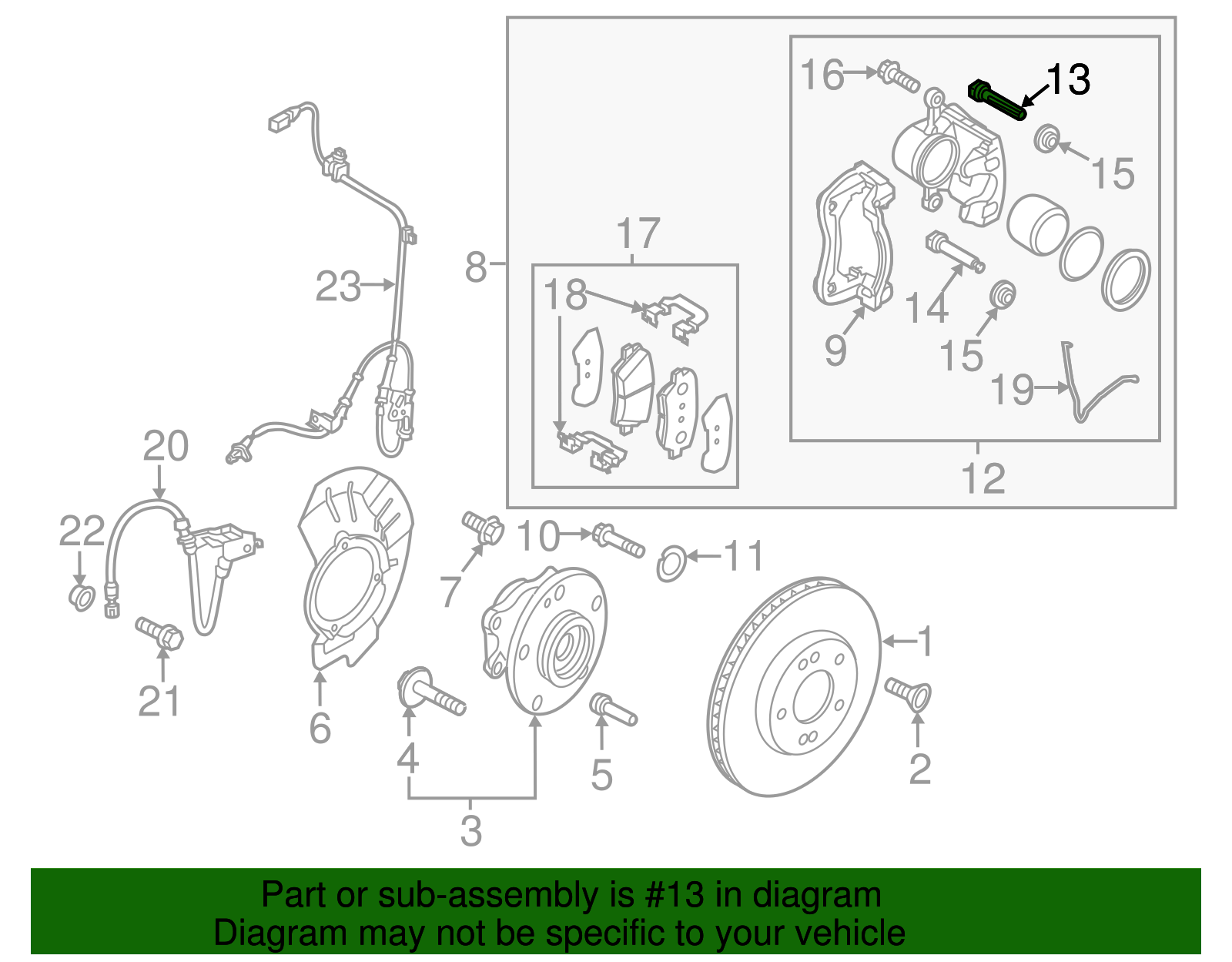 2004-2025 Kia | Guide Pin | 58161-2F300 | Kia Auto Parts