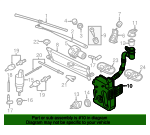 2005-2016 Volkswagen Washer Reservoir 1K0-955-453-S | vwpartscenter