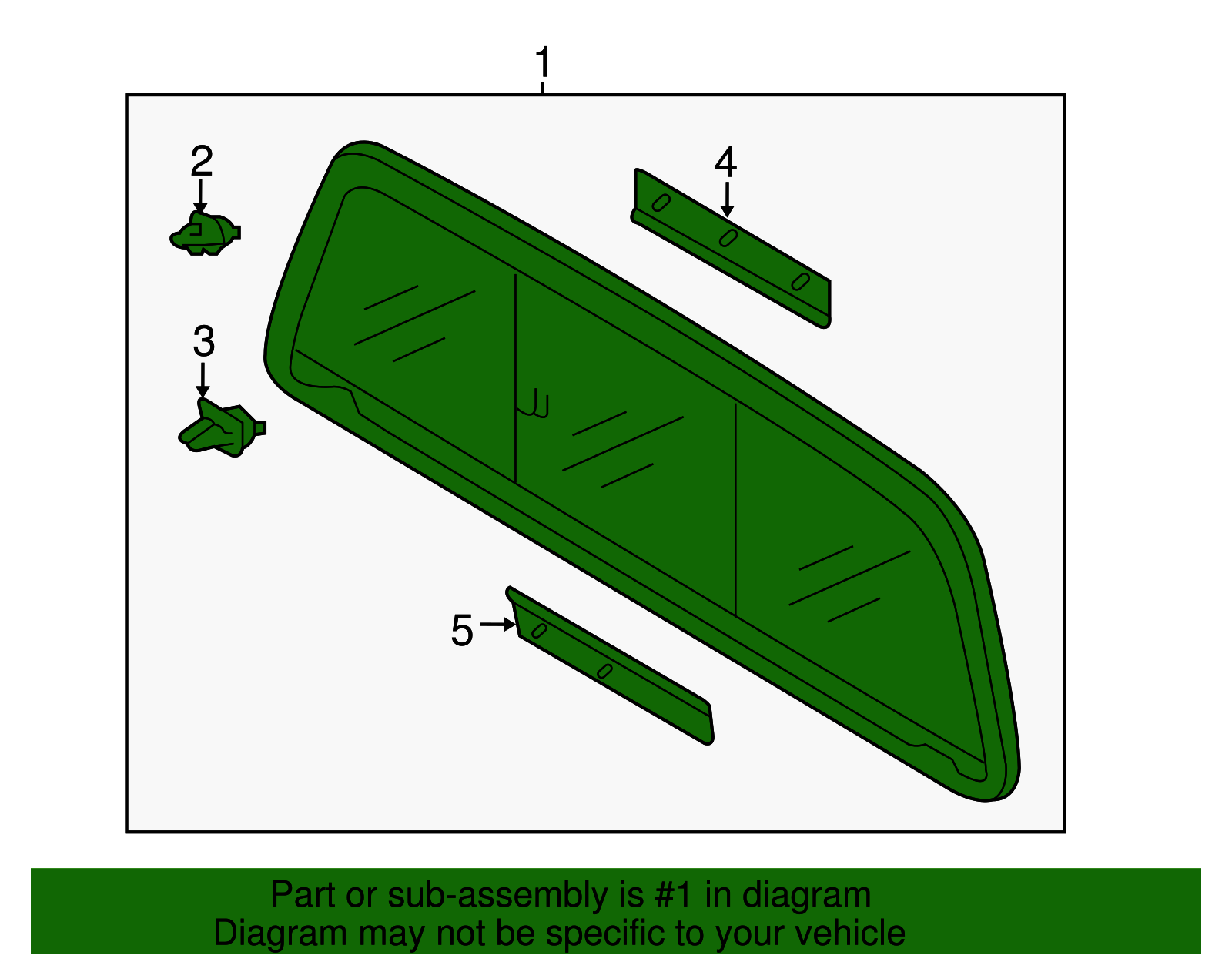 2007-2021 Toyota Tundra Back Glass 64810-0C070 | OEM Parts Online