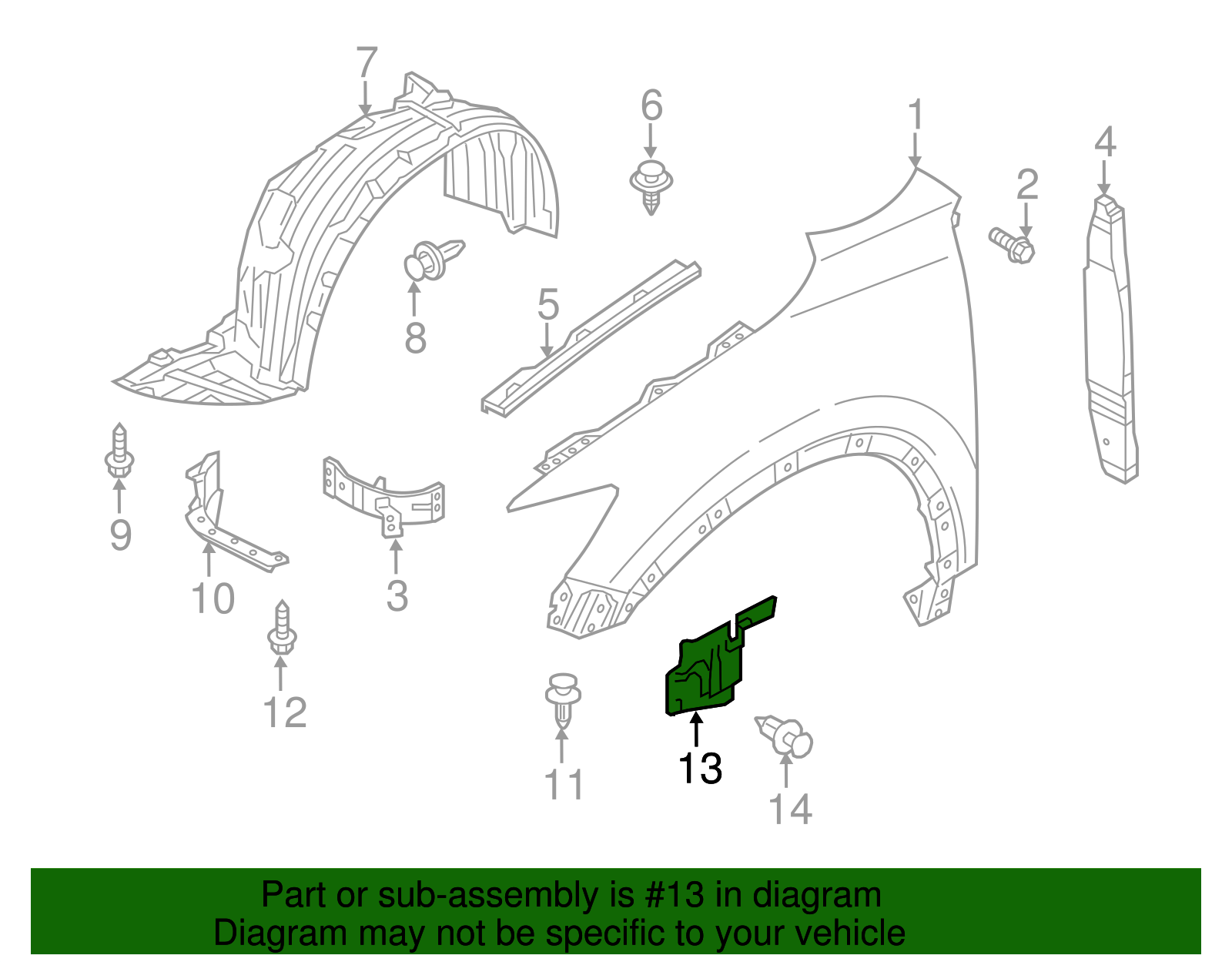 KD53-56-341A - Splash Shield - 2013-2018 Mazda | Mazda Swag