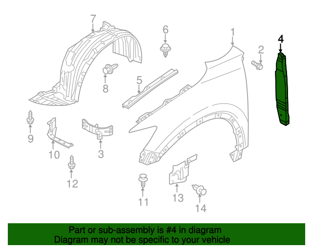 2014-2018 Mazda 3 Rear Seal B45A-56-391C | TascaParts.com