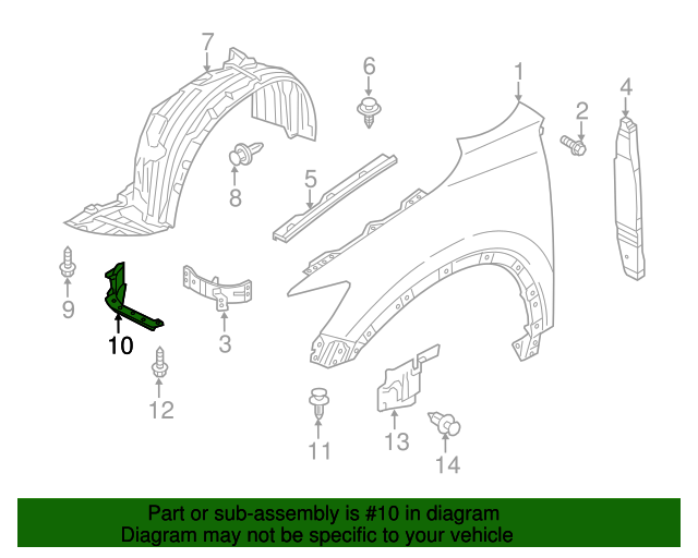 B45A-56-115B - Air Deflector - 2014-2018 Mazda 3 | Mazda Swag