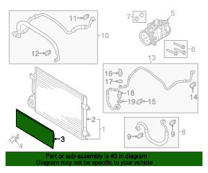 2016-2018 Volkswagen Jetta Outer Grille 5C6-853-665-G-9B9 | OEM Parts ...