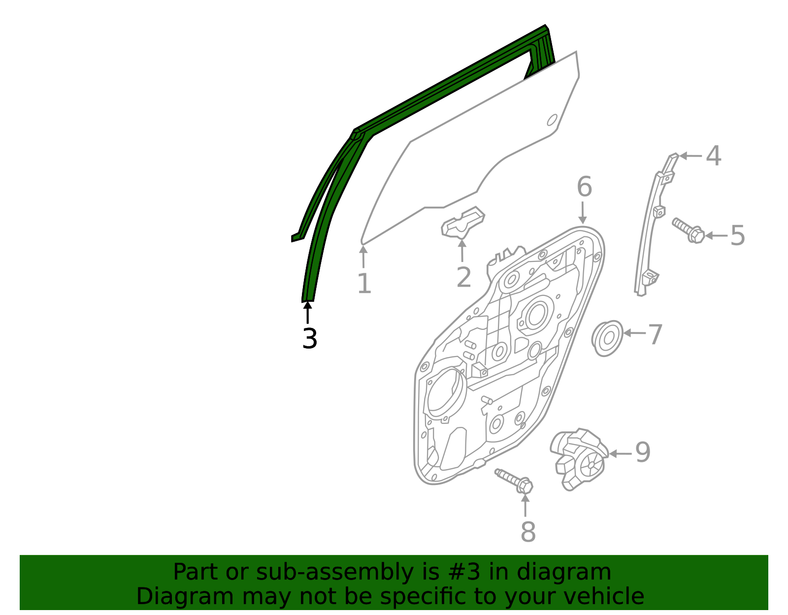 83530-S9000 - Run Channel 2020-2024 Kia Telluride | Kia Downtown LA Parts