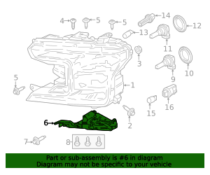 2018-2020 Ford F-150 Headlight Bracket JL3Z-17C973-B | OEM Parts Online