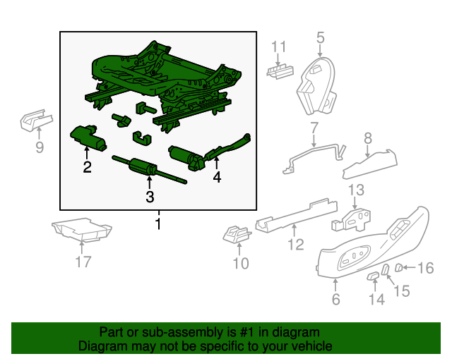 2014-2020 GM Frame 13506156 GM | GMPartsDirect.com