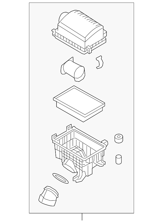 2017-2020 Hyundai Elantra Air Cleaner Assembly 28110-F2450 | World OEM ...