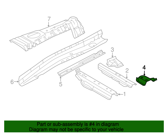 Genuine BMW 41-11-7-297-846 | Outer Support | FREE Shipping on Most ...