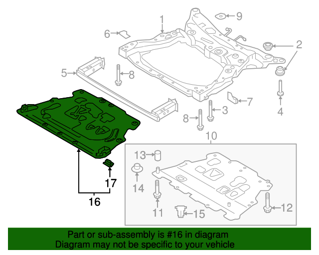 32226491 - Lower Cover 2020-2023 Volvo | My Swedish Parts