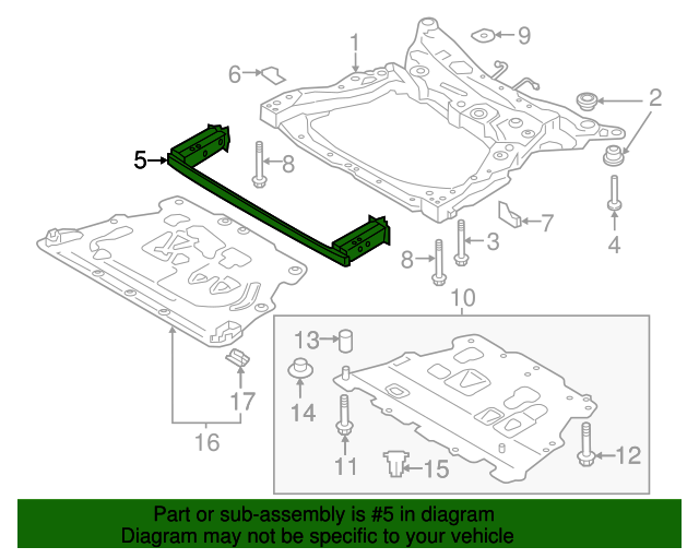 32246765 - Front Brace - 2019 2020 Volvo XC60 | Volvo OEM Parts Direct