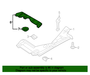 2017-2021 Audi Inner Shield 8W0-825-214 | OEM Parts Online