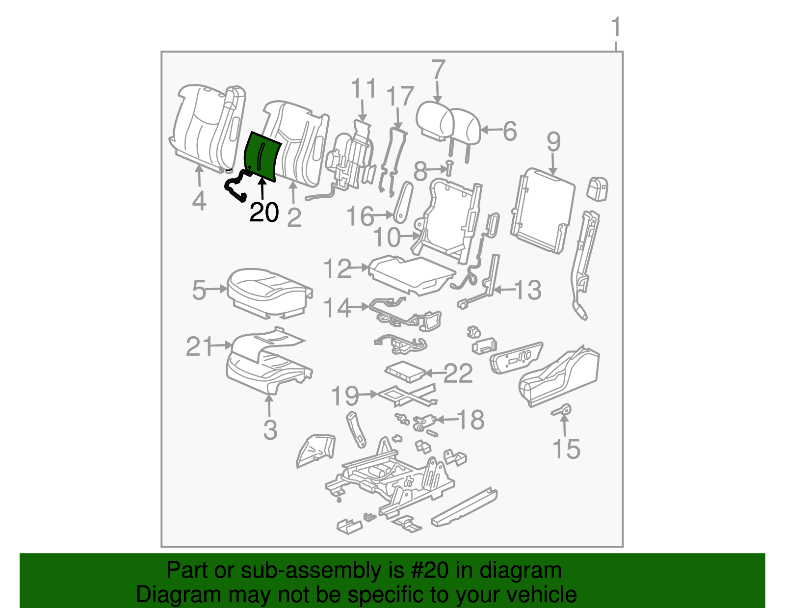 GM 88940289 Driver Seat Back Heater | Genuine GM & AC Delco OEM Parts ...