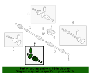 2019-2021 Hyundai Veloster Cv Joint Boot Kit 49542-F2100 | OEM Parts Online
