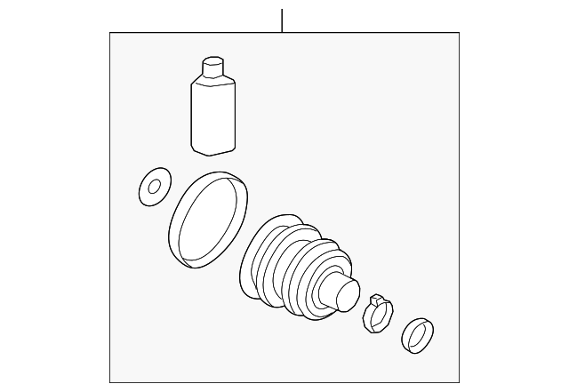 2019-2021 Hyundai Veloster Cv Joint Boot Kit 49542-F2100 | OEM Parts Online