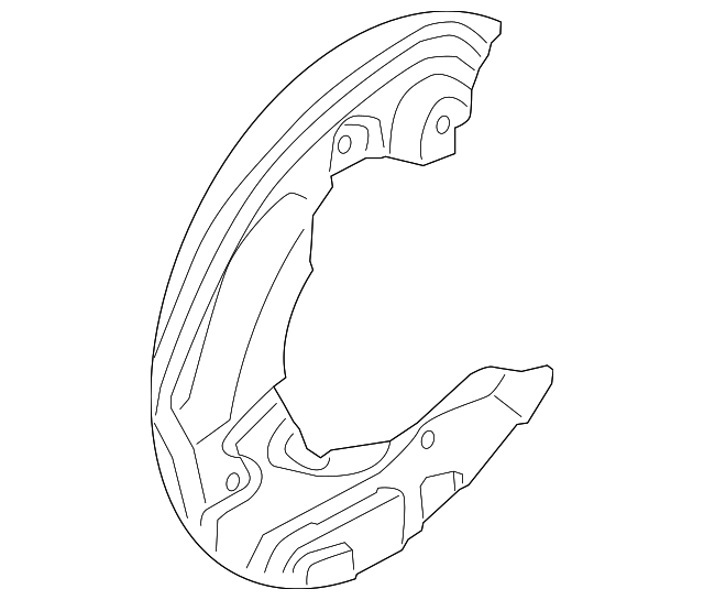 Genuine BMW 34-10-6-762-852 | Splash Shield | FREE Shipping on Most ...