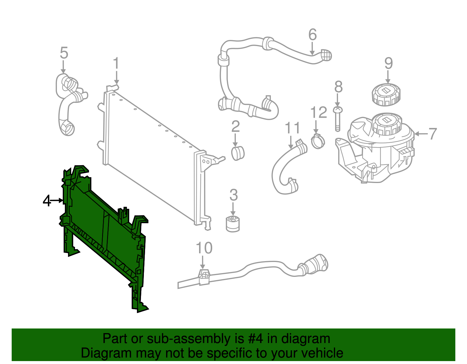 2012-2019 Mercedes-Benz Frame 166-505-21-30 | Mercedes-Benz Premier Parts
