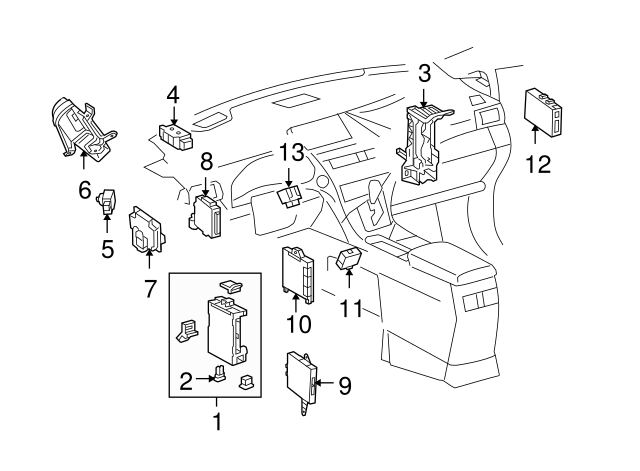 Lexus OEM Power Steering Control Module Part# 89650-48190 | OEM Vehicle ...