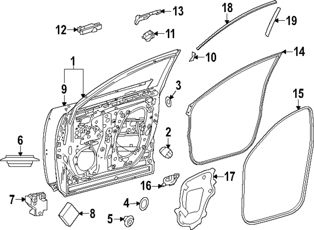 67663-0E130 - 2023-2024 Lexus - Corner Trim | My L Parts