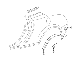 2002-2010 Lexus SC430 Wheel Opening Molding 75873-24060 | Discount ...