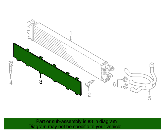 Genuine Audi 4G0-807-683-C | Lower Grille | FREE Shipping on Most ...
