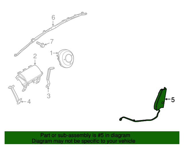 2014-2017 Mazda 6 Side Impact Inflator Module GJR9-57-KA0 | Florida ...