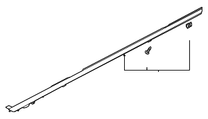 Genuine OEM Trim Molding Part# 87712-L1100 Fits 2020-2021 Hyundai ...