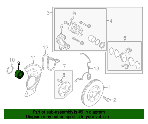 51720-0Q000 - Front Wheel Bearing 2014-2019 Kia | Kia.Parts Store