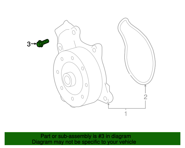 Toyota OEM Engine Cylinder Head Bolt 90105-A0127 | Toyota OEM Parts Giant