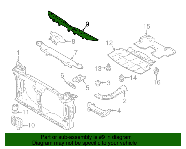 62290-4GA0A - Upper Retainer - 2014-2020 Infiniti Q50 | Discount ...