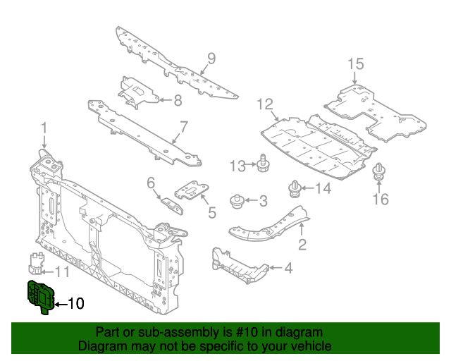 27718-1MA0B (277181ma0b) - 2009-2020 Infiniti Air Quality Sens ...